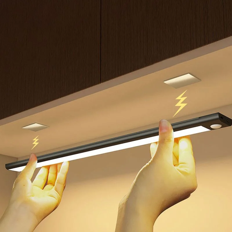 LED Motion Sensor Under Cabinet Light Rechargeable Closet Lamp | Tree ...
